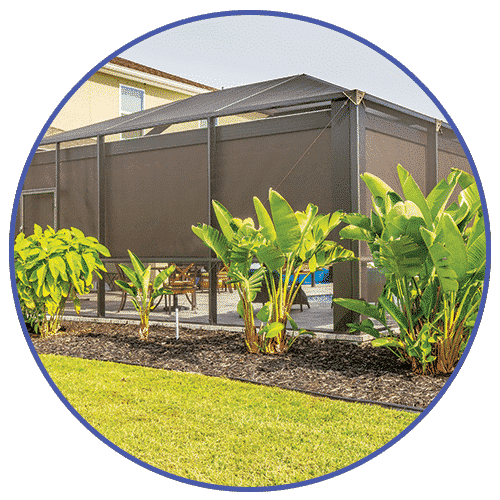 Lanai Screens | Zingas - Window Treatments & Motorized Screens