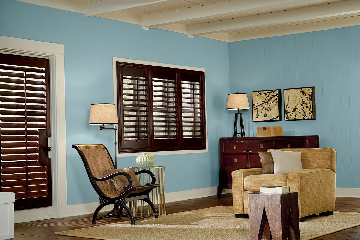 Plantation Shutters | Zingas - Window Treatments & Motorized Screens