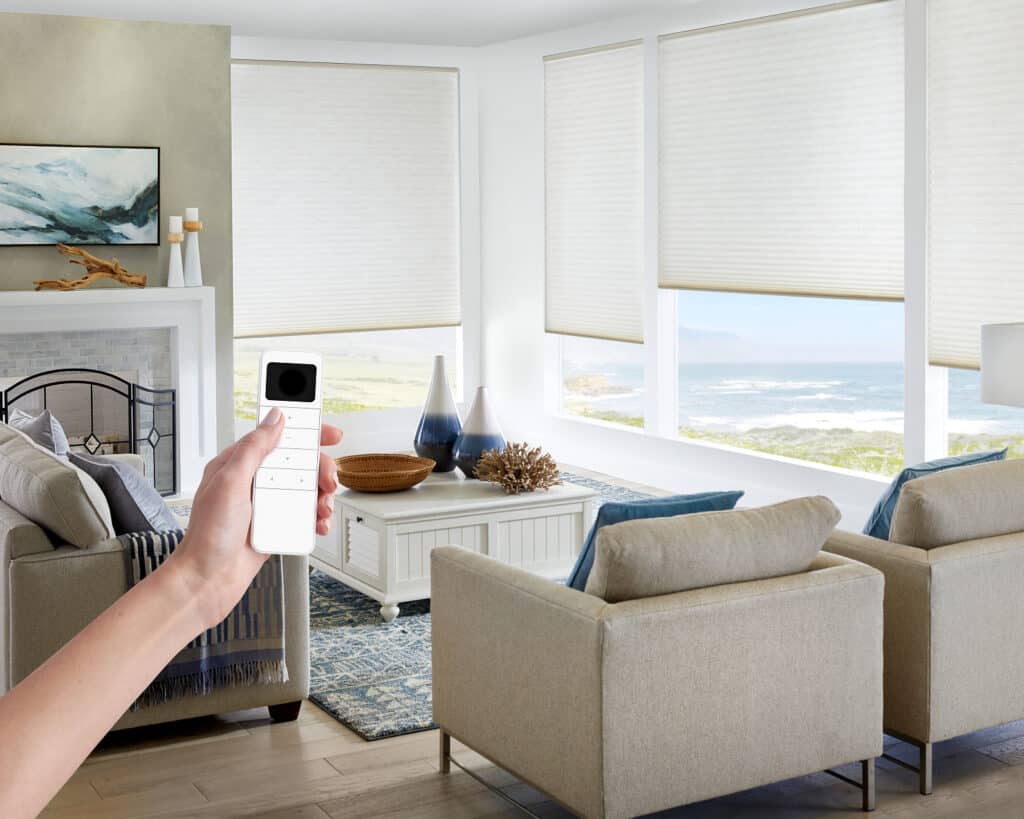 Motorized Shades In Dallas | Zingas Custom Window Coverings