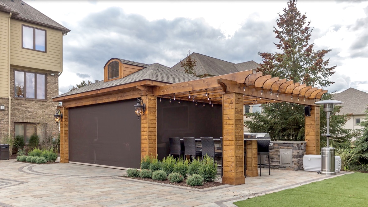 Motorized Screens In Fort Worth | Zingas - Window Treatments ...